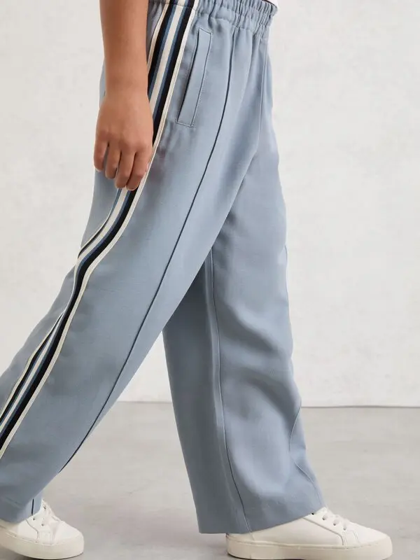 REISS 3-9 Yrs Cotton Blend Side Stripe Trousers