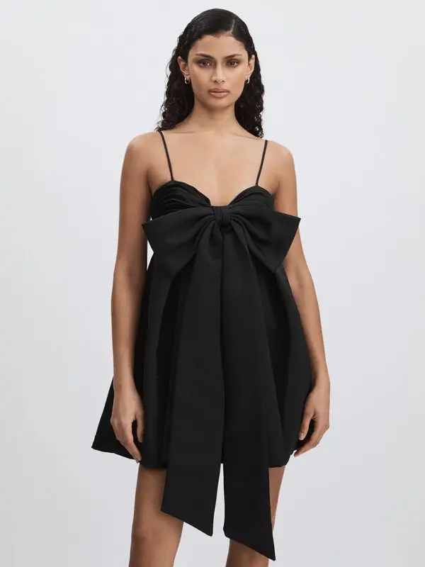 AMUR Babydoll Bow Dress