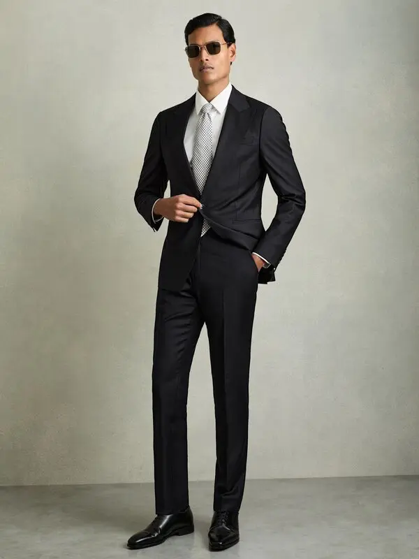 REISS Single-breasted Wool-blend Suit Blazer Classic-fit