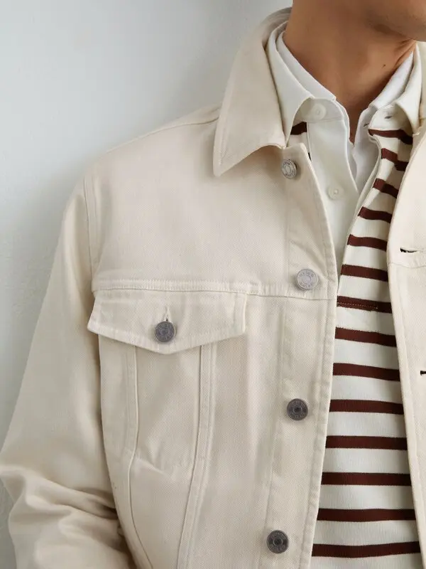 REISS Denim Trucker Jacket