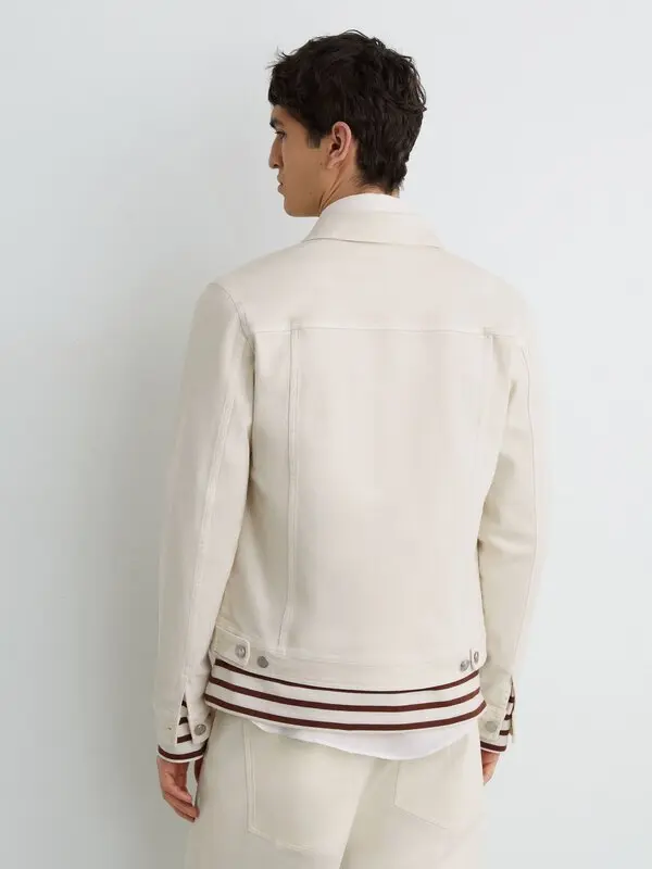 REISS Denim Trucker Jacket