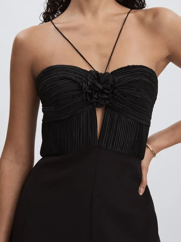 AMUR Cady Rosette Jumpsuit