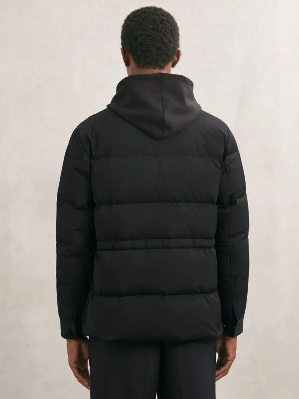 REISS Quilted Four-pocket Puffer Jacket