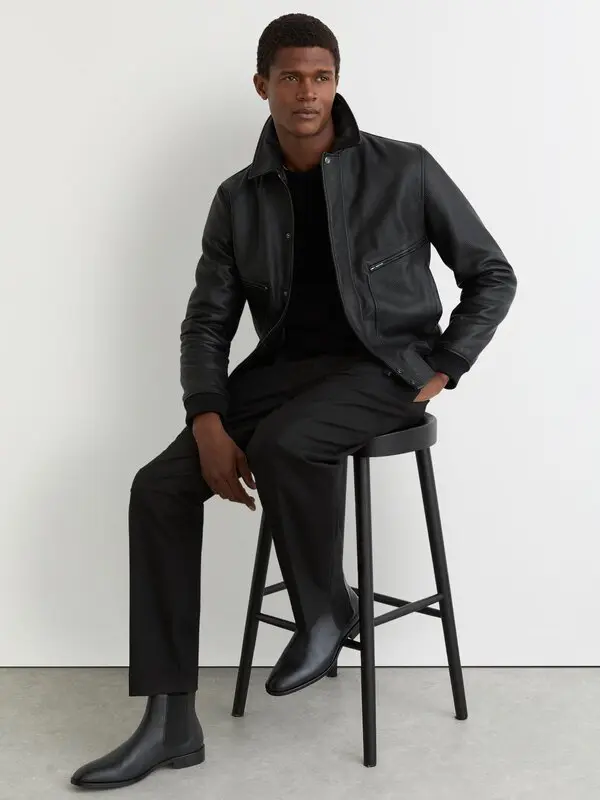 REISS Leather Chelsea Boots