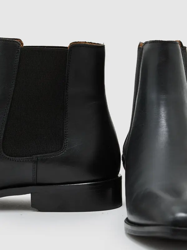 REISS Leather Chelsea Boots