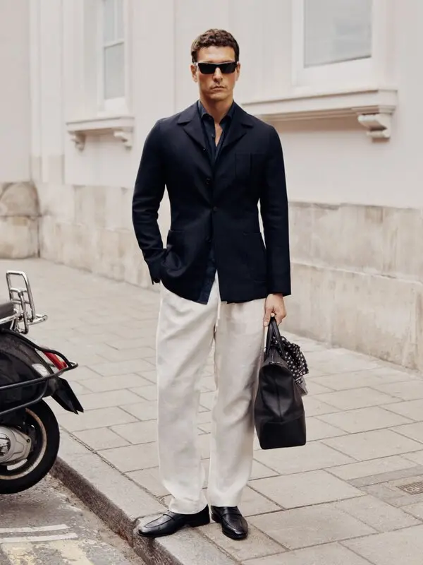 REISS Wool-blend Single-breasted Blazer Tailored-fit