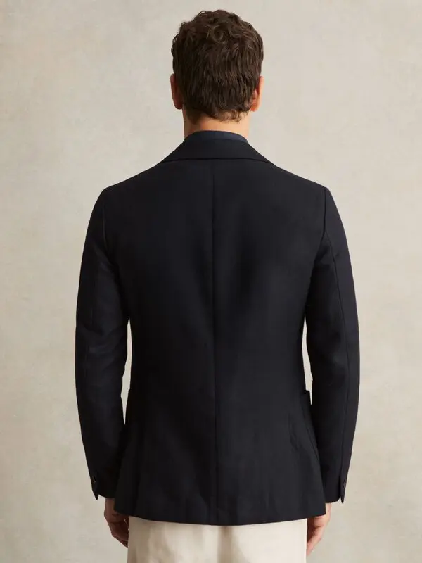 REISS Wool-blend Single-breasted Blazer Tailored-fit