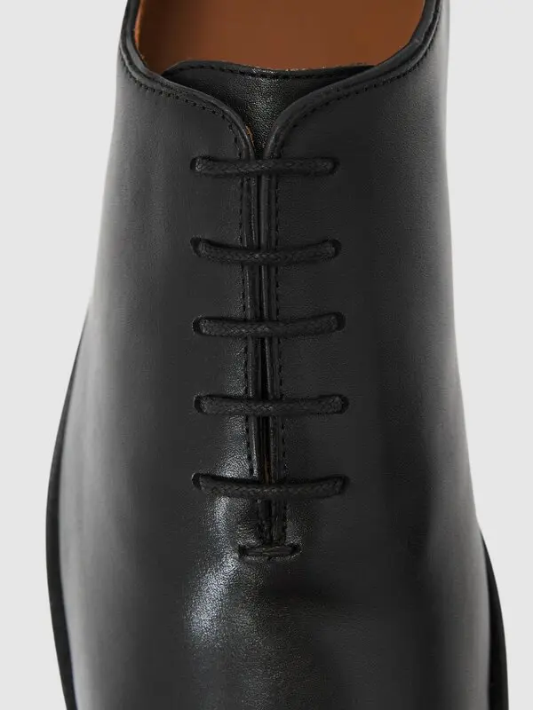 REISS Leather Lace-up Oxford Shoes - Black