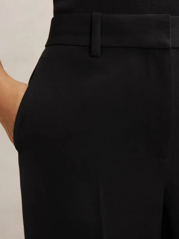 REISS Wide-leg Tailored Trousers