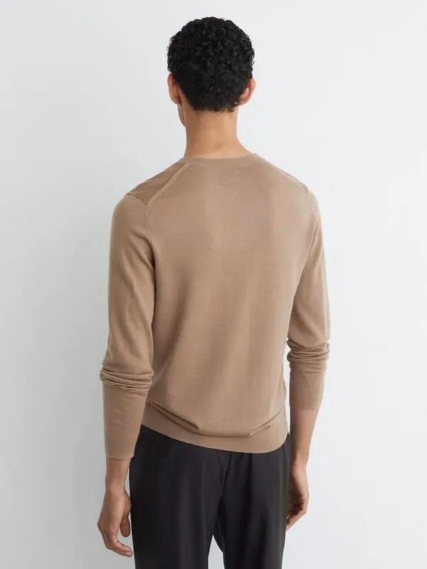REISS Wool V-neck Jumper