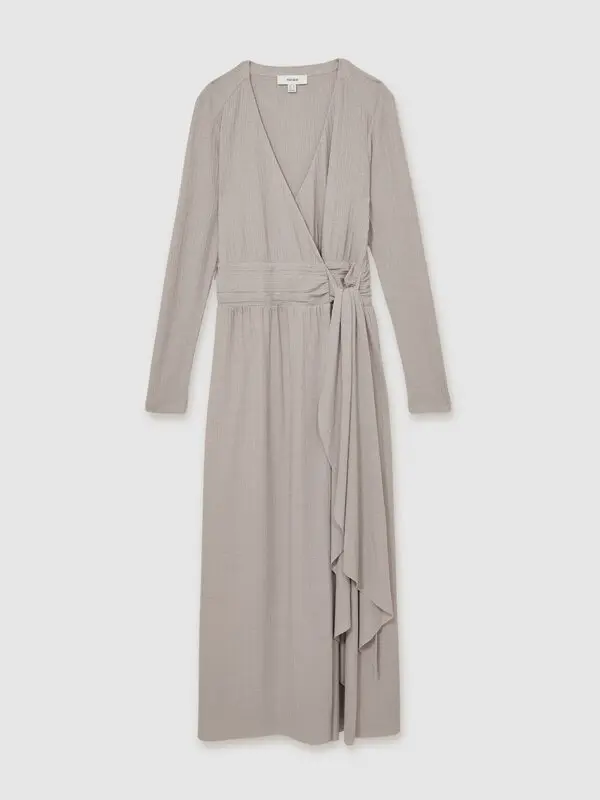 REISS Madeline Midi Dress Ribbed