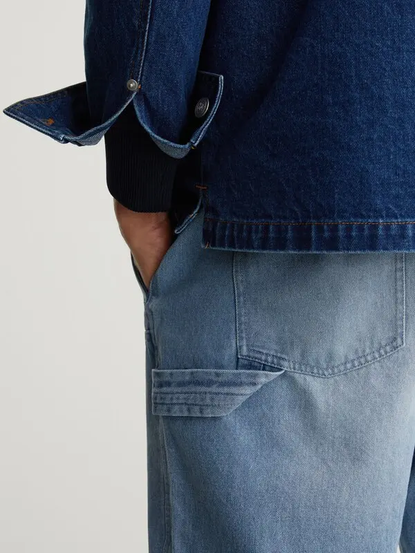 REISS Monogram Relaxed-fit Carpenter Jeans