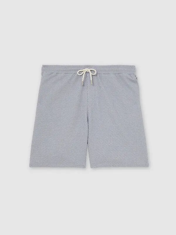 REISS Jacquard Textured Drawstring Shorts
