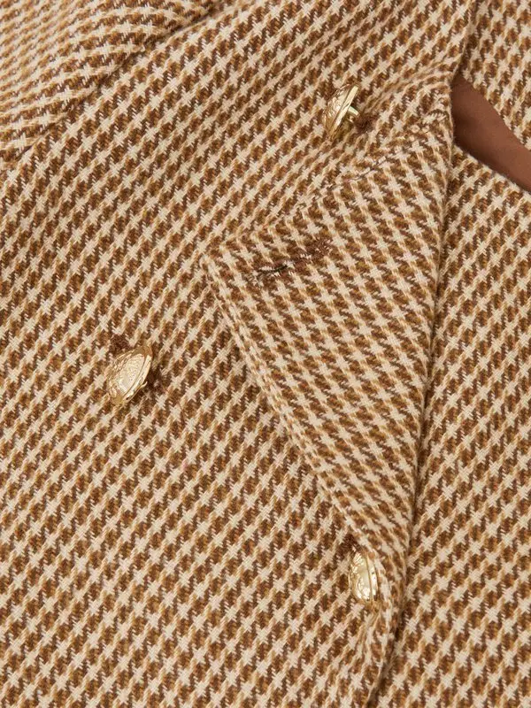 REISS 9-13 Yrs Puppytooth-check Fitted Jacket