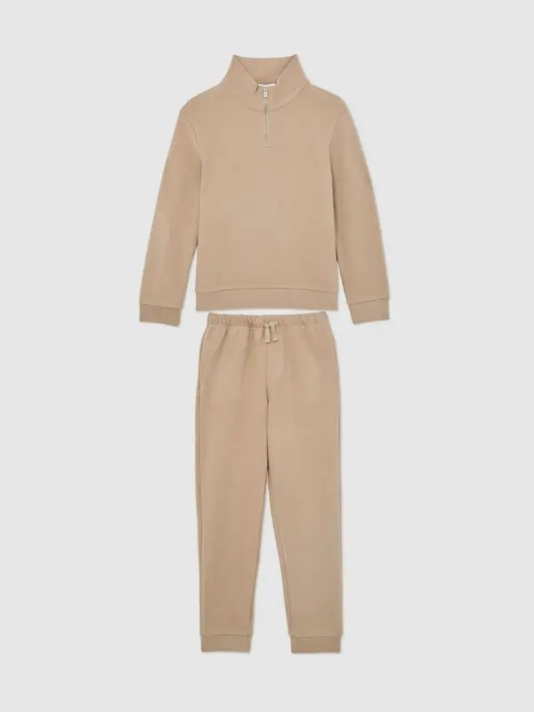 REISS 3-9 Yrs Half-zip Sweatshirt And Joggers Set