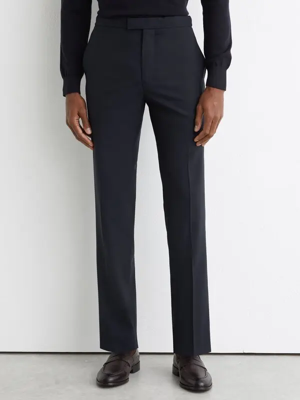 REISS Tailored Virgin Wool Trousers
