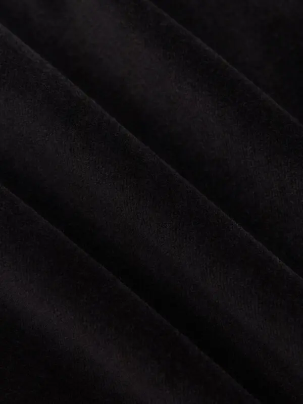 REISS Ace Cotton Single Breasted Velvet Blazer