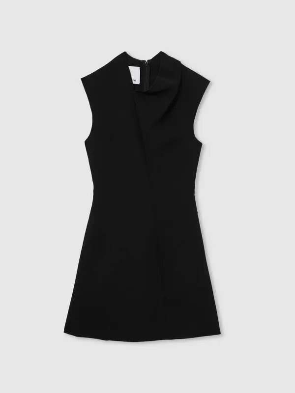 Acler Draped-neck Mini Dress