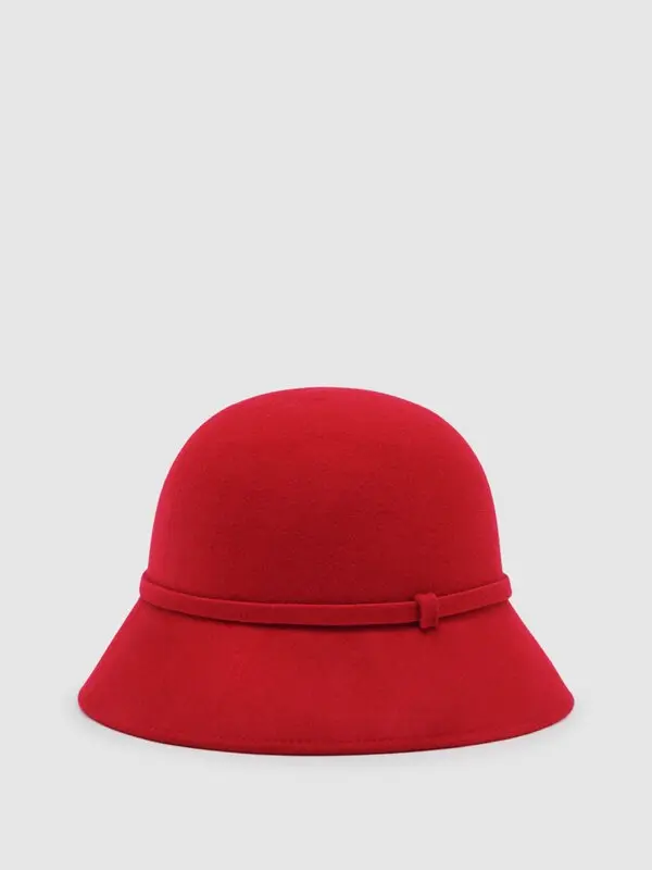 REISS Felted Wool Bucket Hat