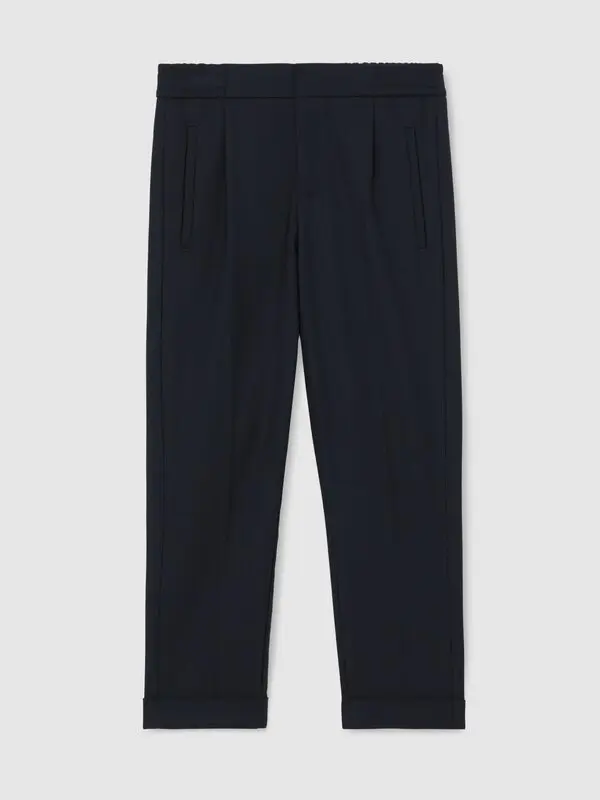 REISS 3-9 Yrs Slim-fit Pleated Trouser