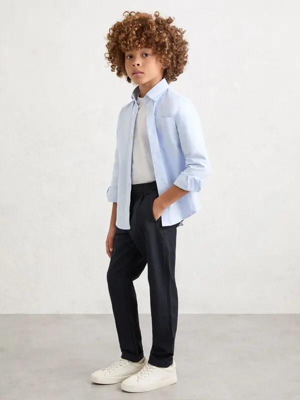 REISS 3-9 Yrs Slim-fit Pleated Trouser