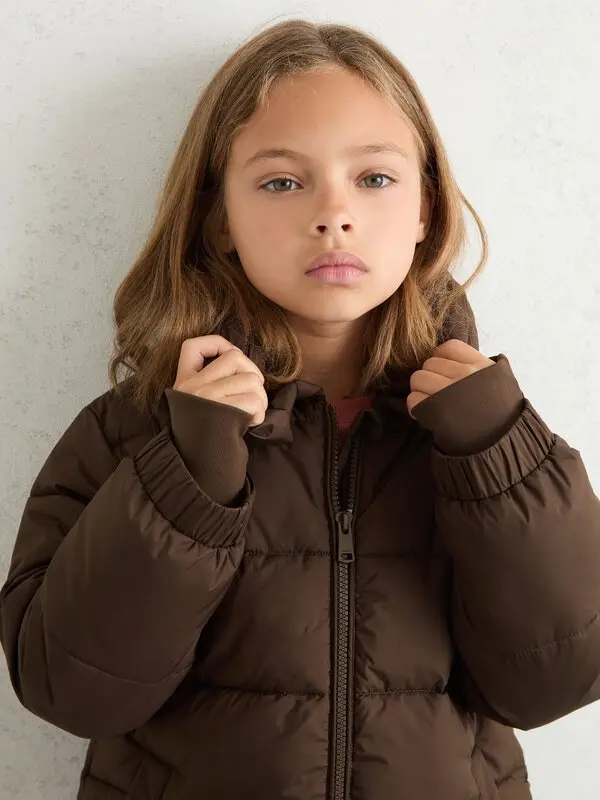 REISS 3-9 Yrs Short Hooded Puffer Coat