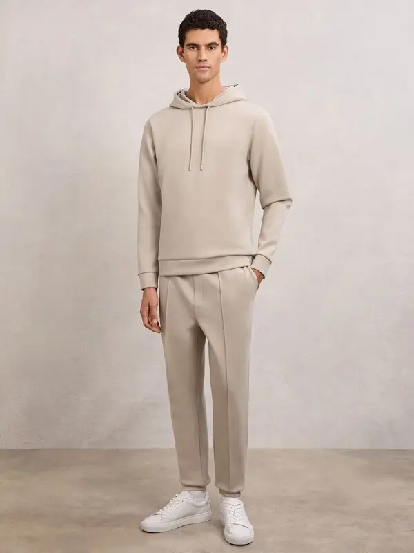 REISS Premium Interlock-jersey Joggers