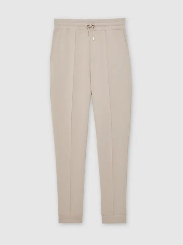 REISS Premium Interlock-jersey Joggers