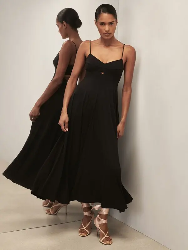 REISS Royal Ballet Bustier Midi Dress