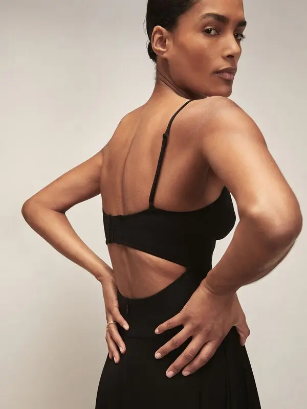 REISS Royal Ballet Bustier Midi Dress