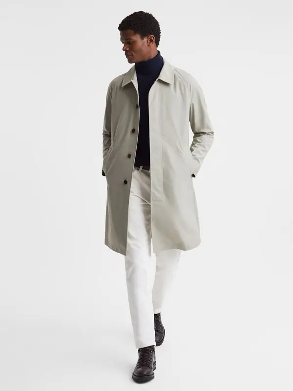 Private White V.c. Mid-length Mac Coat