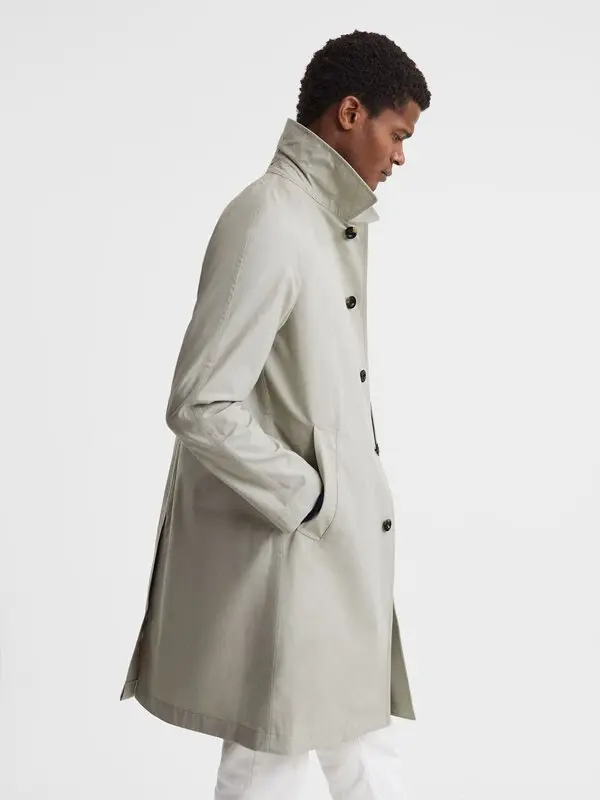 Private White V.c. Mid-length Mac Coat