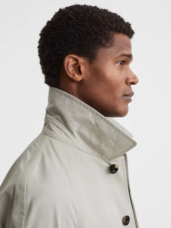 Private White V.c. Mid-length Mac Coat