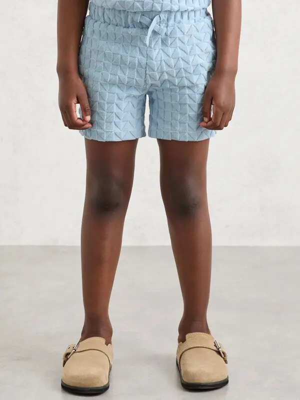 REISS 9-13 Yrs Textured Towelling Shorts