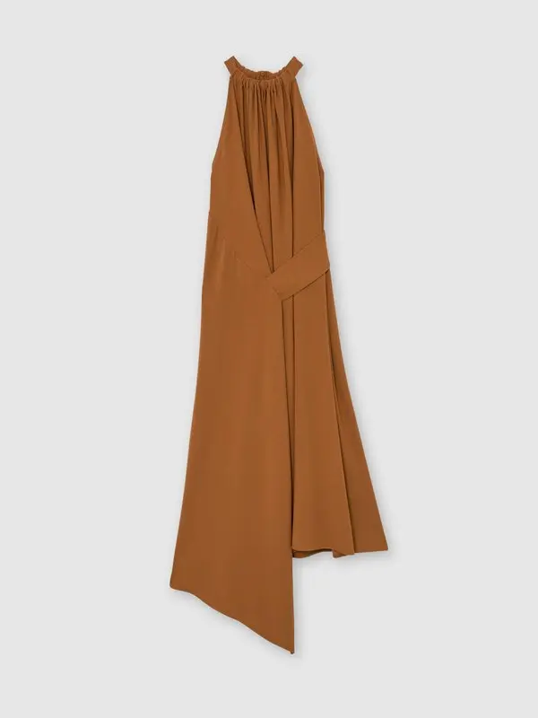 REISS Maeve Sleeveless Midi Dress - Orange