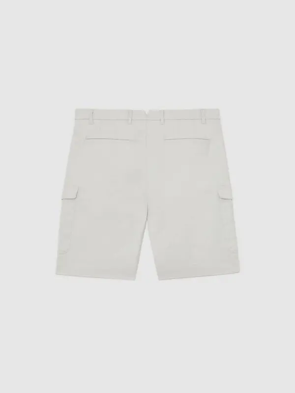 REISS Wicket Cotton Chino Shorts With Stretch