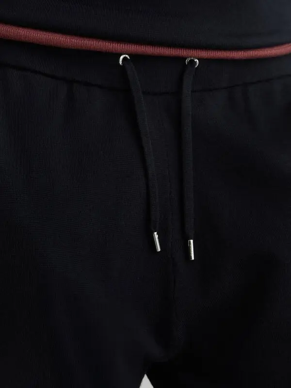 REISS Merino Wool-blend Cuffed Joggers