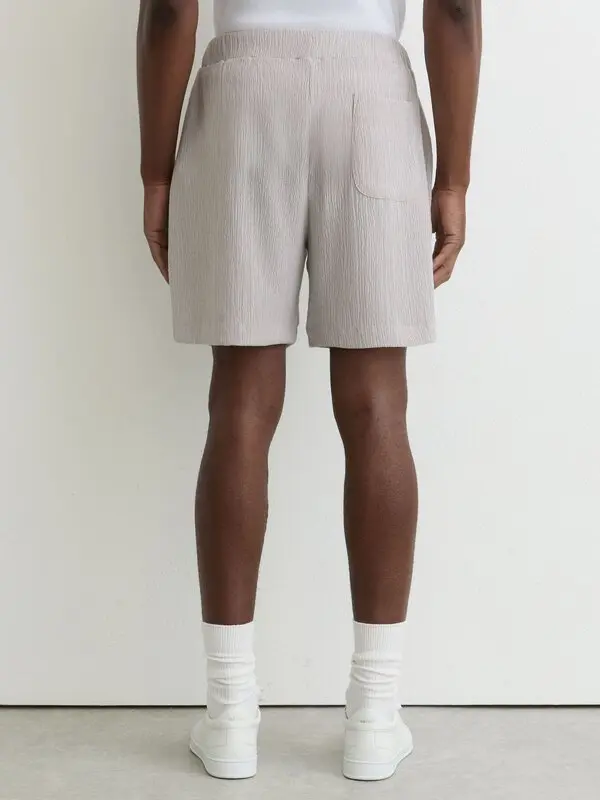REISS Textured Drawstring Shorts