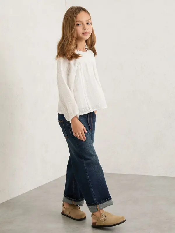 REISS 3-9 Yrs Cheesecloth Textured Blouse
