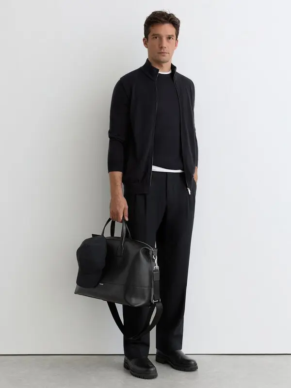 REISS Wool Zip-through Gilet