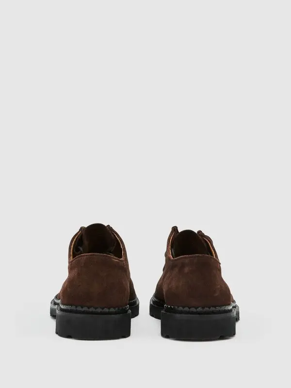 REISS Hatton Lace-up Moccasin Shoes