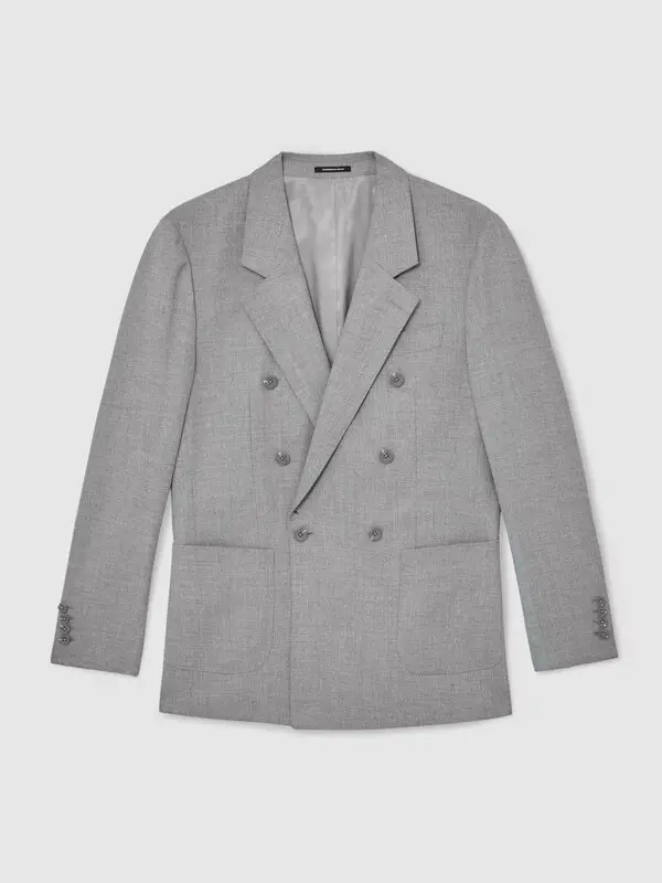 REISS Tailored-fit Double-breasted Blazer