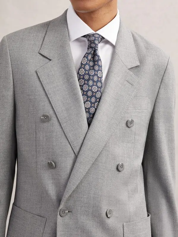 REISS Tailored-fit Double-breasted Blazer