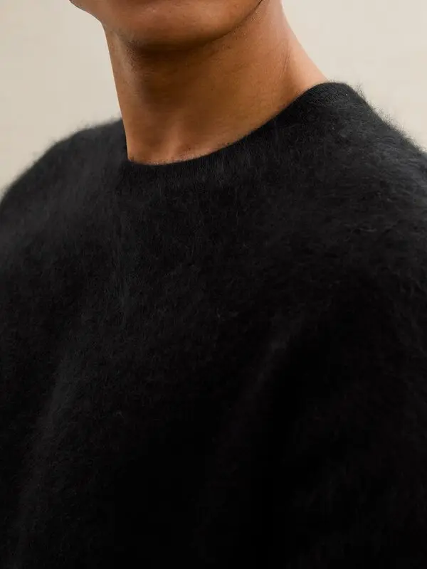 REISS Atelier Brushed-cashmere Crew Jumper