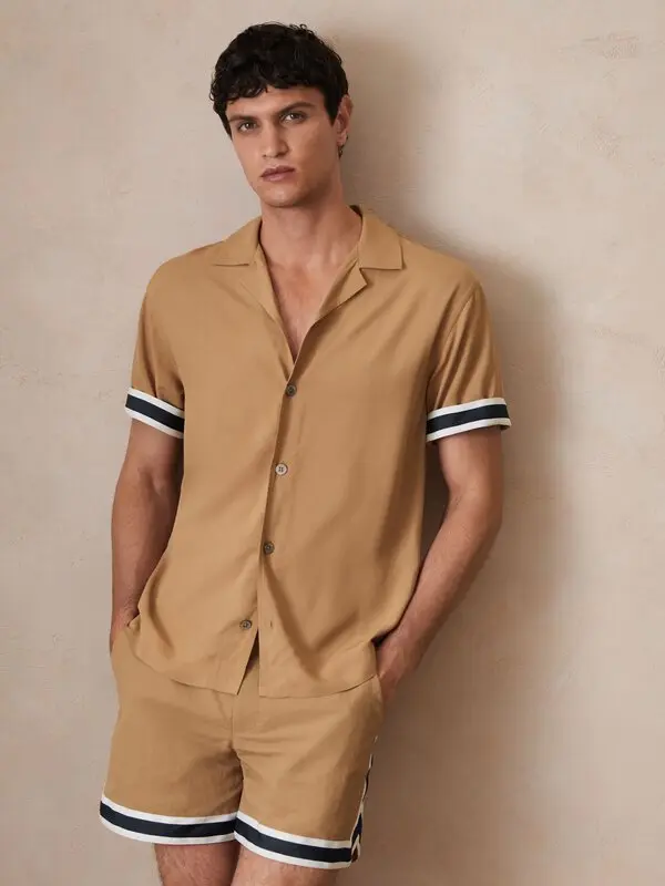 REISS X Ché | Stripe-cuff Shirt