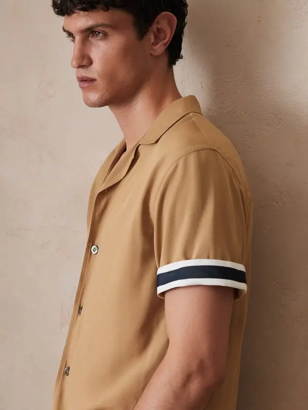 REISS X Ché | Stripe-cuff Shirt