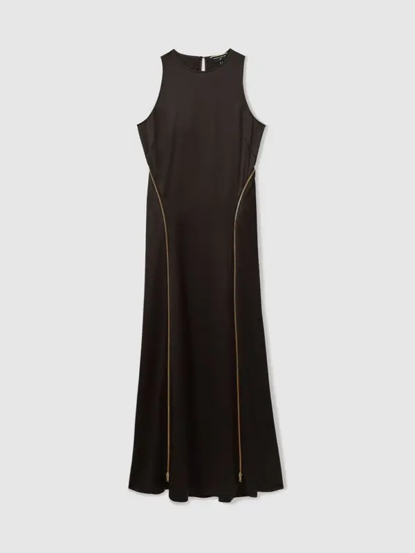REISS Zipped Maxi Dress