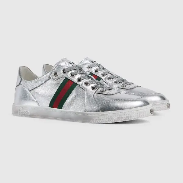 Gucci Tennis 977 Trainer - Silver