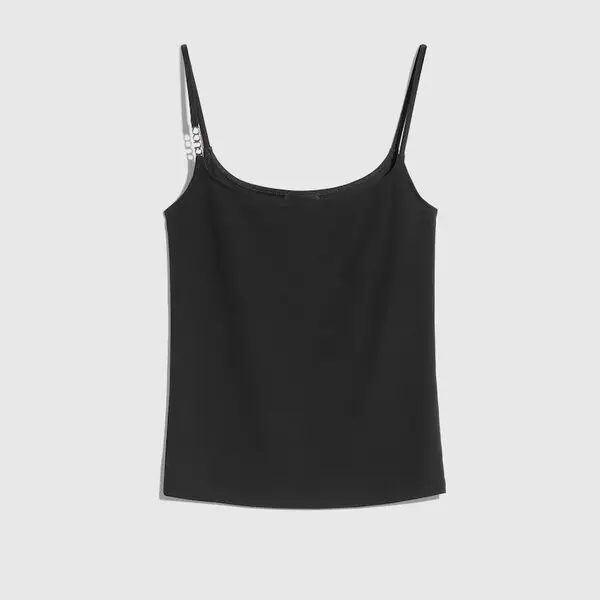 Gucci Square Neck Tank - Black