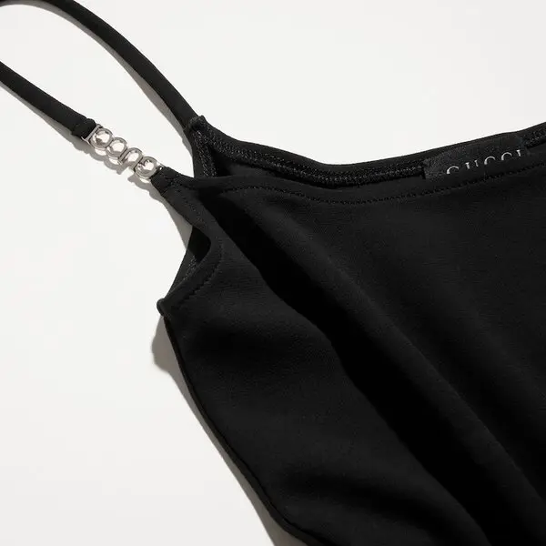 Gucci Square Neck Tank - Black